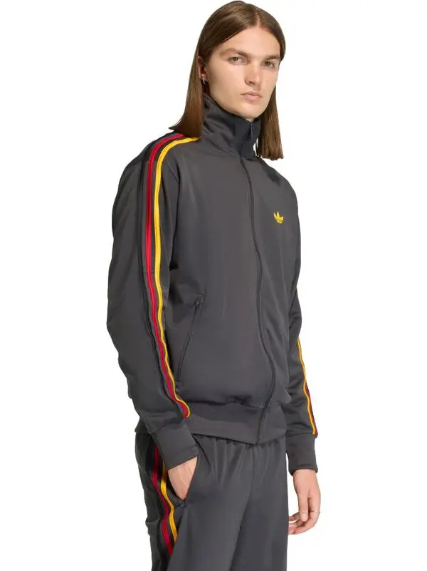 Adidas Firebird Track Jacket - Utility Black / Collegiate Gold / Team Power Red 2 / Black