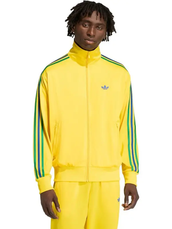 Adidas Firebird Track Top - Eqt Yellow / Green / Collegiate Royal
