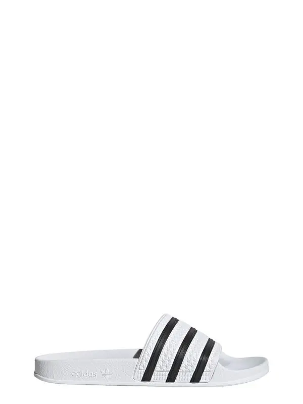 Adidas Adilette Slides - White / Core Black / White