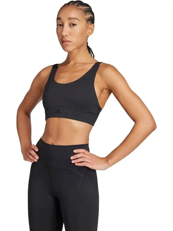 Adidas All Me Luxe Medium Support Bra - Black
