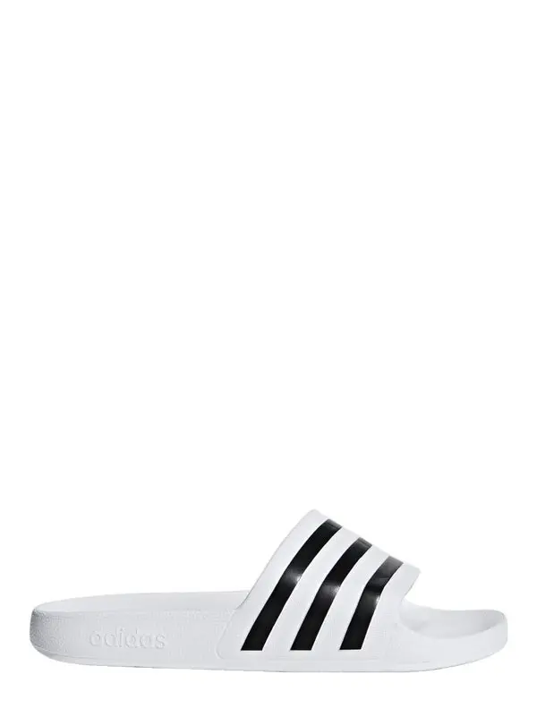 Adidas Adilette Aqua Slides - Cloud White / Core Black / Cloud White
