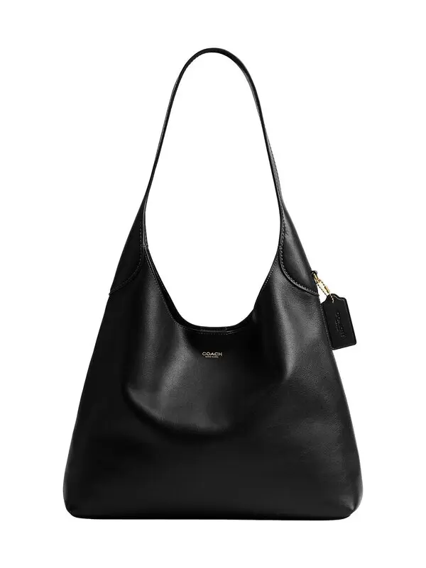 COACH Brooklyn 34 Shoulder Bag - Brass/black