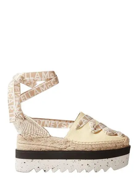 Stella McCartney Gaia Platform Espadrilles - Black