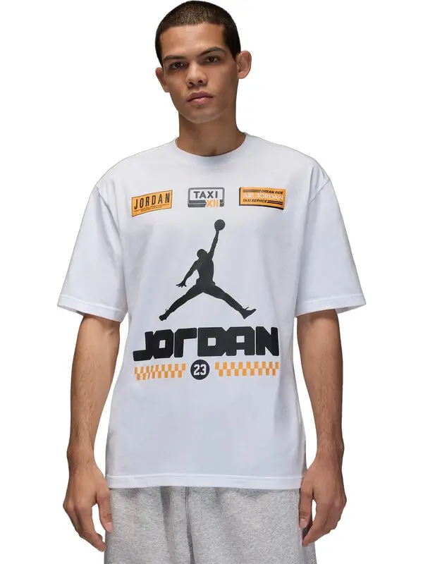 JORDAN Aj12 "taxi" T-shirt - White