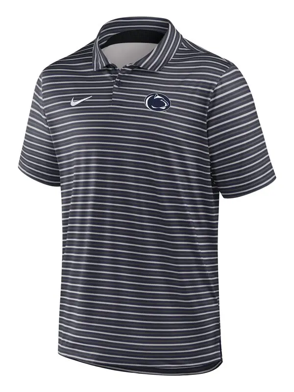 Nike Penn State Tour Stripe Dri-fit College Polo - Blue