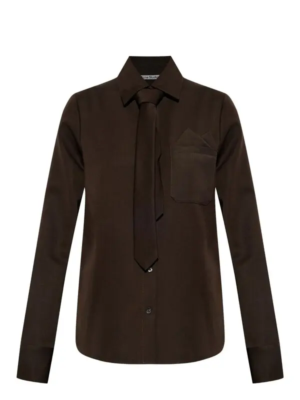 Acne Studios Wool Shirt - Brown