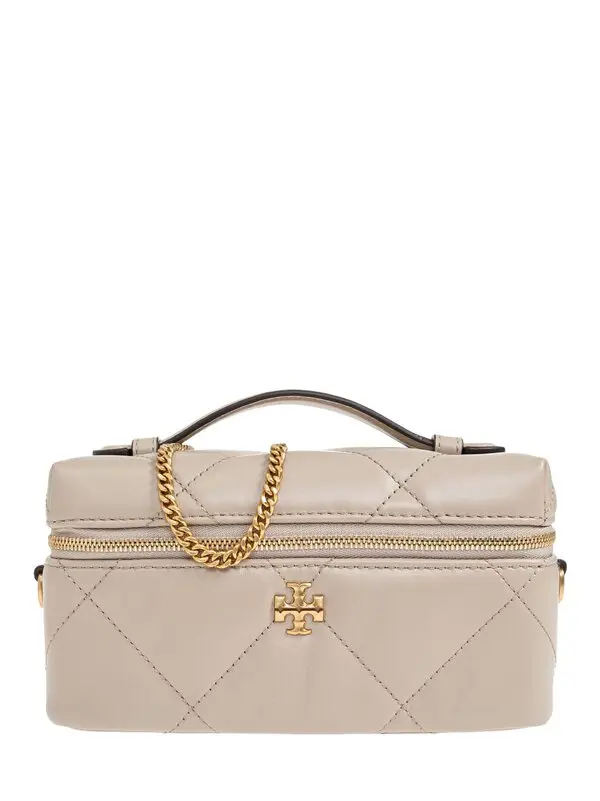 Tory Burch Kira Diamond Handbag - Cream