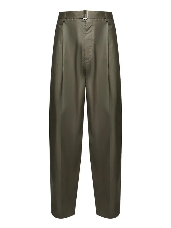 Acne Studios Logo Trousers - Green