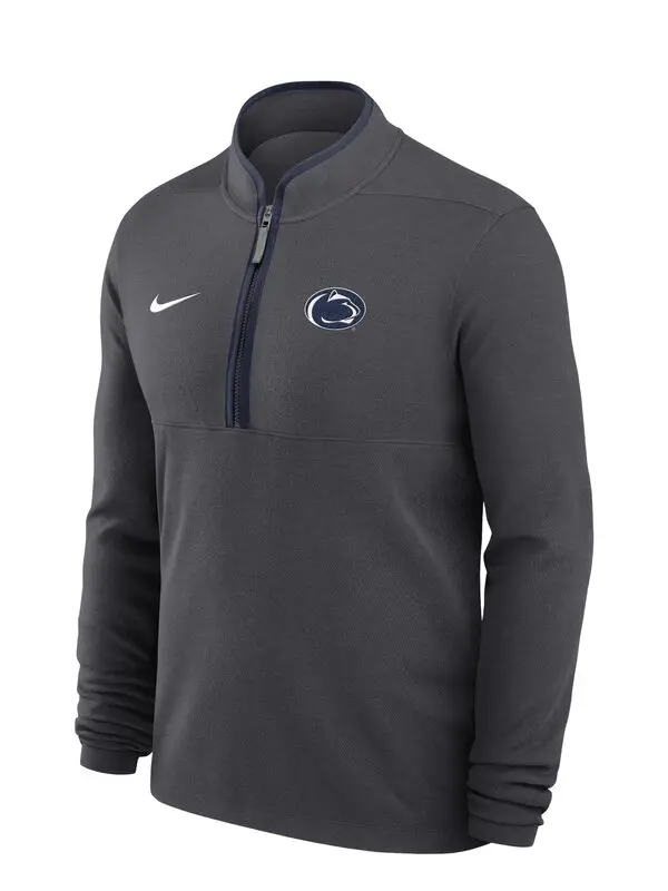 Nike Penn State Victory Dri-fit College 1/2-zip Long-sleeve Top - Grey