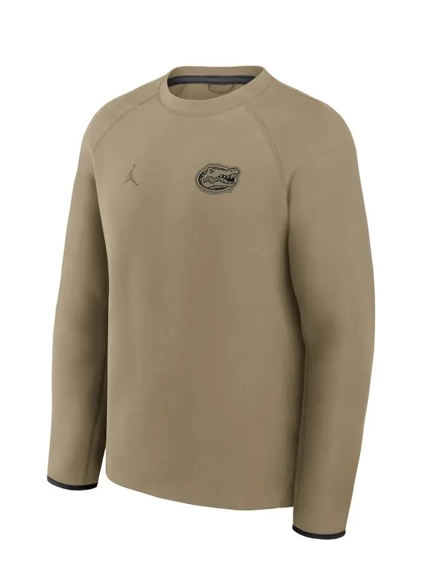 JORDAN Florida Gators Tech Fleece Pullover Crew - Brown