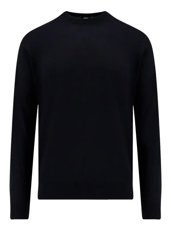 Alpha Studio Silk And Cashmere Sweater - Blue
