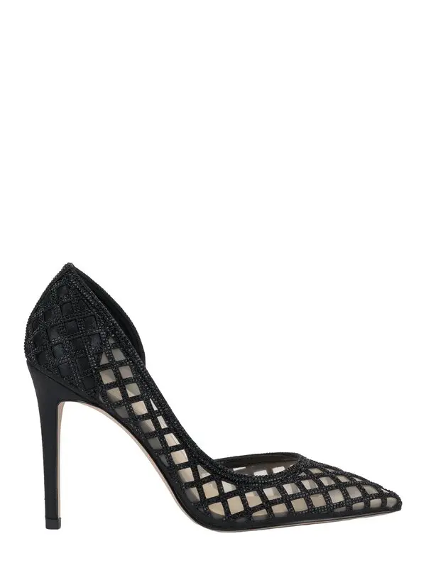Vince Camuto Prizma D'orsay Pump - Black Sparkle Lace