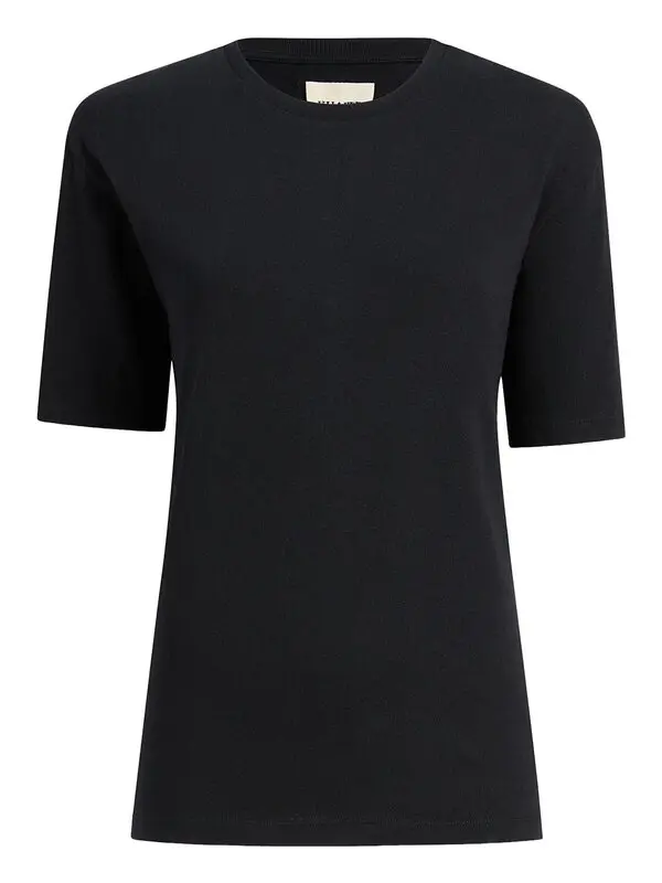 Khaite Mae Short Sleeve T-shirt - Black