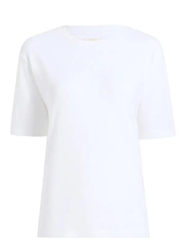Khaite T-shirt Mae Short Sleeve - White
