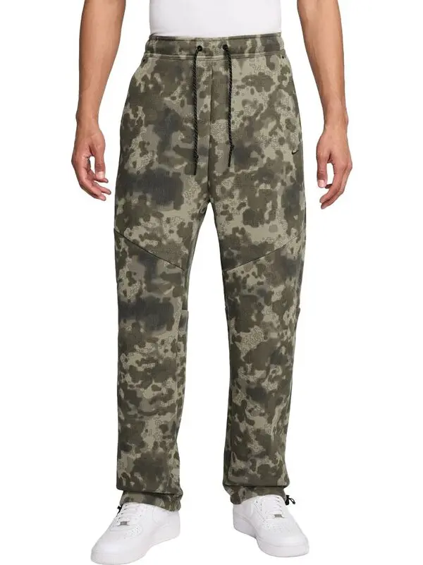 Nike Camouflage Tech Fleece Pants - Neutral Olive/black