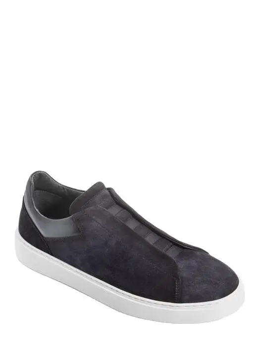 To Boot New York Campion Leather Sneakers - Blue/blue Marl