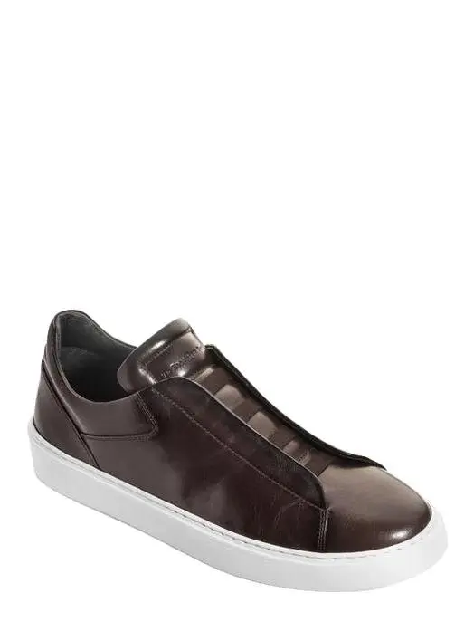 To Boot New York Campion Leather Sneakers - Chocolate