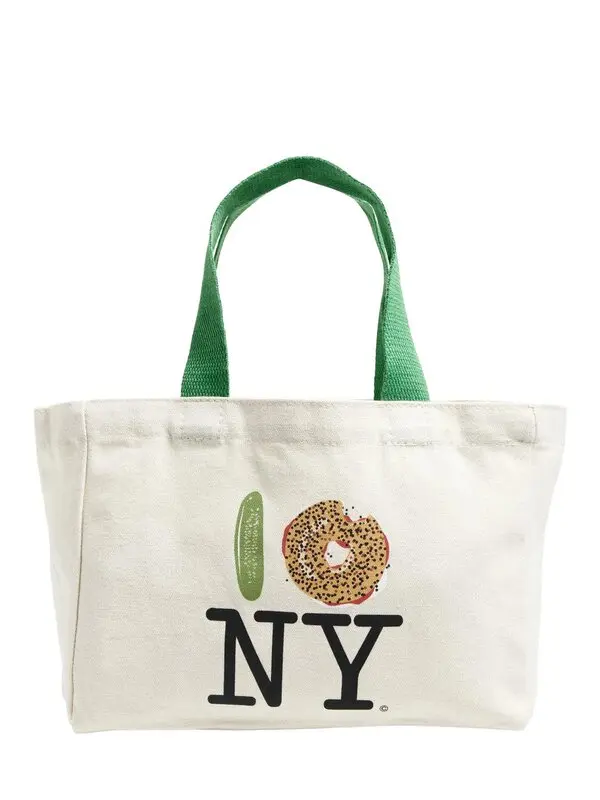 PICCOLINY Mini Ny Graphic Tote - Pickle Bagel