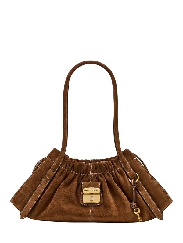 Marc Jacobs The Suede Cristina Small Satchel - Copper