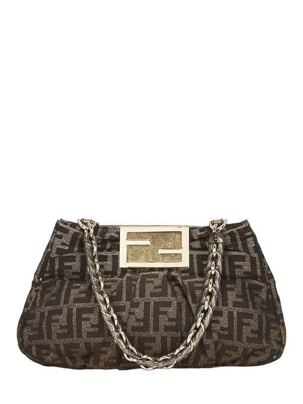 Fendi Zucca Mia Tote Bag - Brown