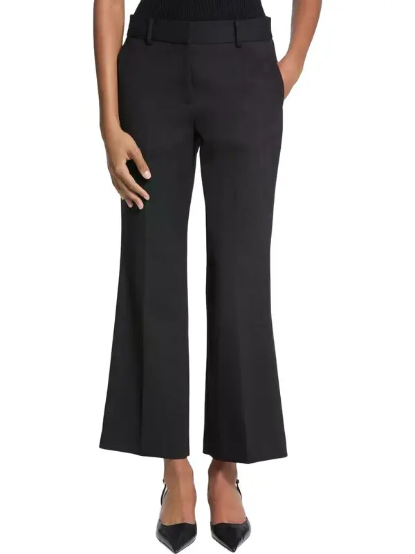 Michael Kors Trousers With Back Welt Pockets - Black