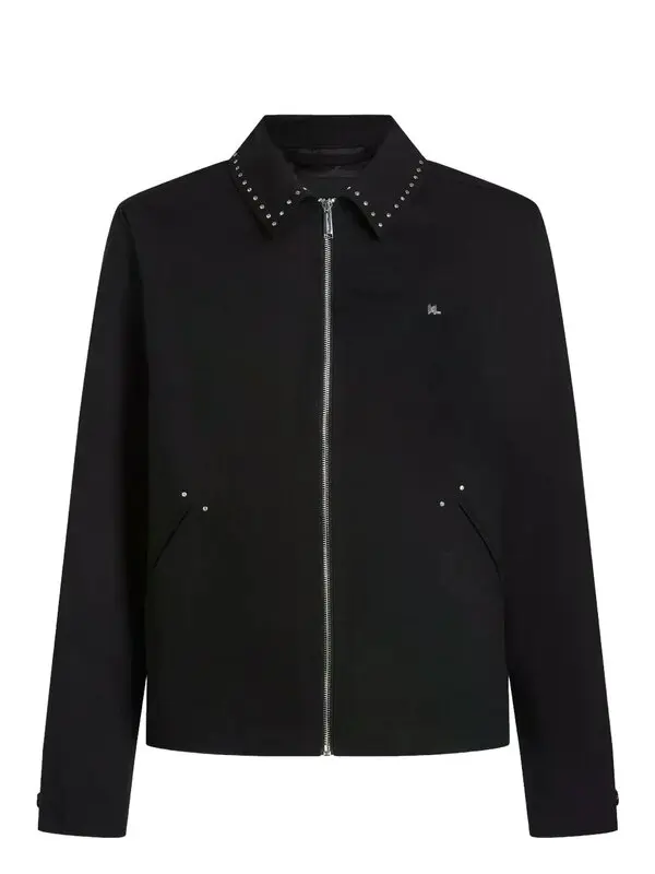Karl Lagerfeld Karl Dna Studded Jacket - Black