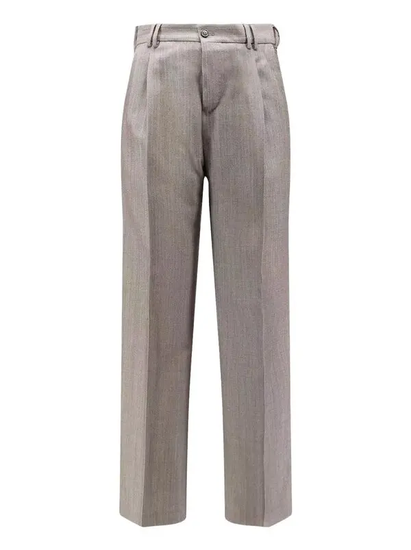 PT TORINO Buttoned Logo Trousers - Grey