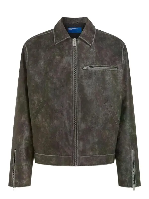 Karl Lagerfeld Zip Jacket - Grey