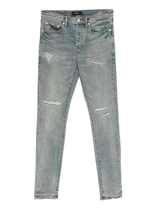 PURPLE BRAND P001 Ripped Jeans - Blue