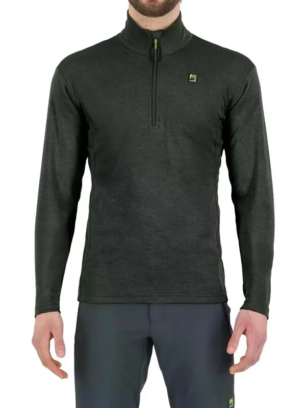 KARPOS Long-sleeve Half-zip Sweater - Green