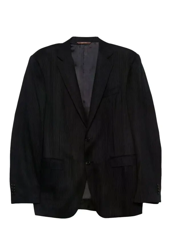 Canali Pinstripe Suit - Blue