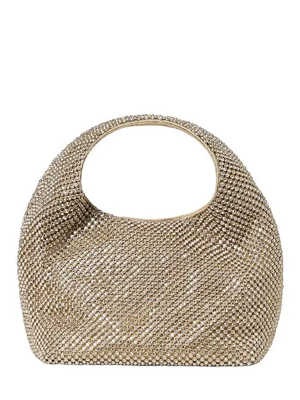 LOEFFLER RANDALL Kenzie Rhinestone Handbag - Shadow