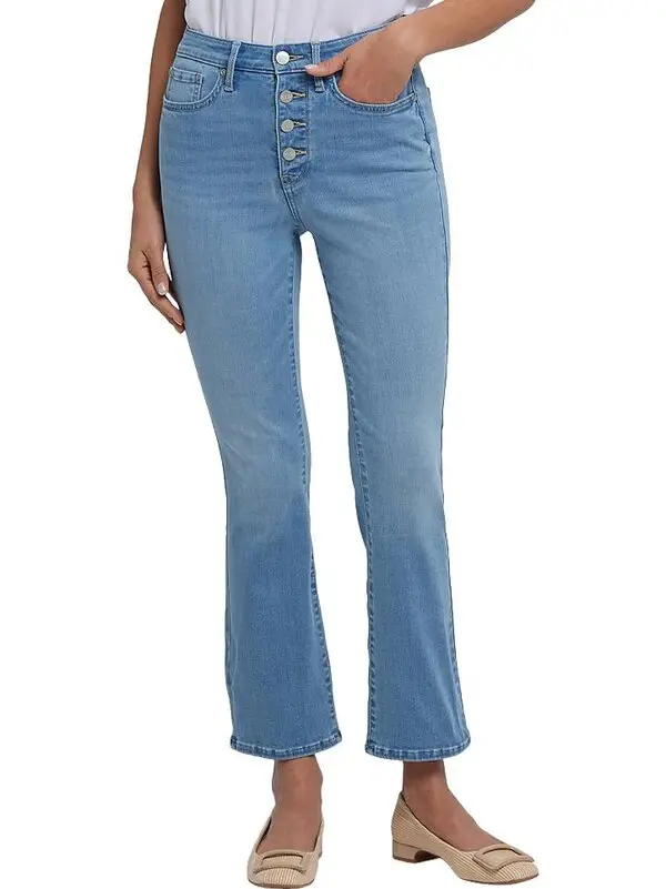 NYDJ Billie High Rise Mini Bootcut Ankle Jeans - Salamanca