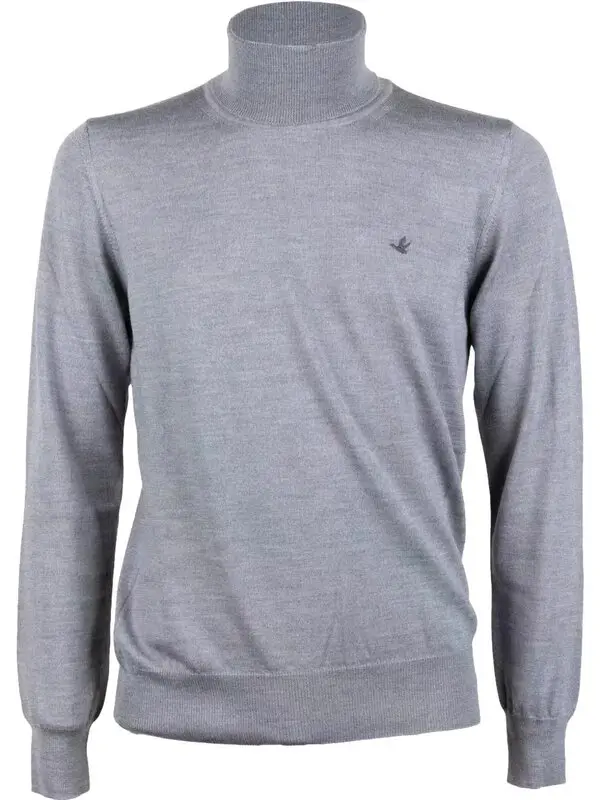 BROOKSFIELD Roll Neck Sweater - Grey
