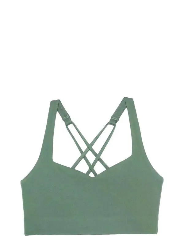 GIRLFRIEND COLLECTIVE Riley Sweetheart Sports Bra - Green