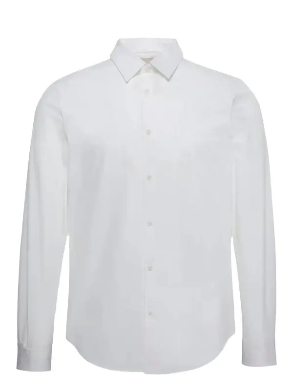 Calvin Klein Long-sleeved Cotton Shirt - White