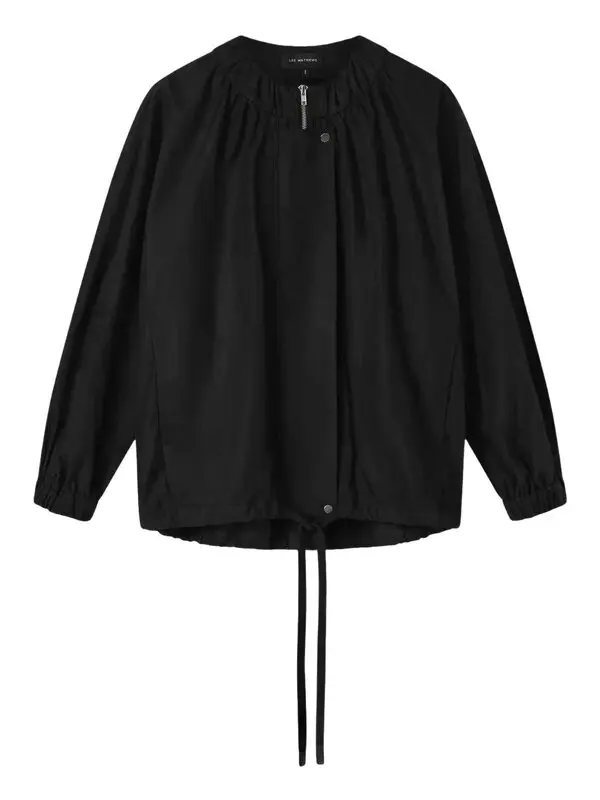 LEE MATHEWS Alberta Drawstring Jacket - Black