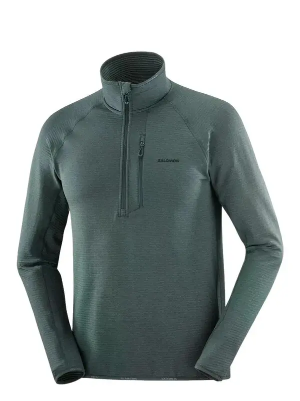 SALOMON Zip-up Sweater - Green