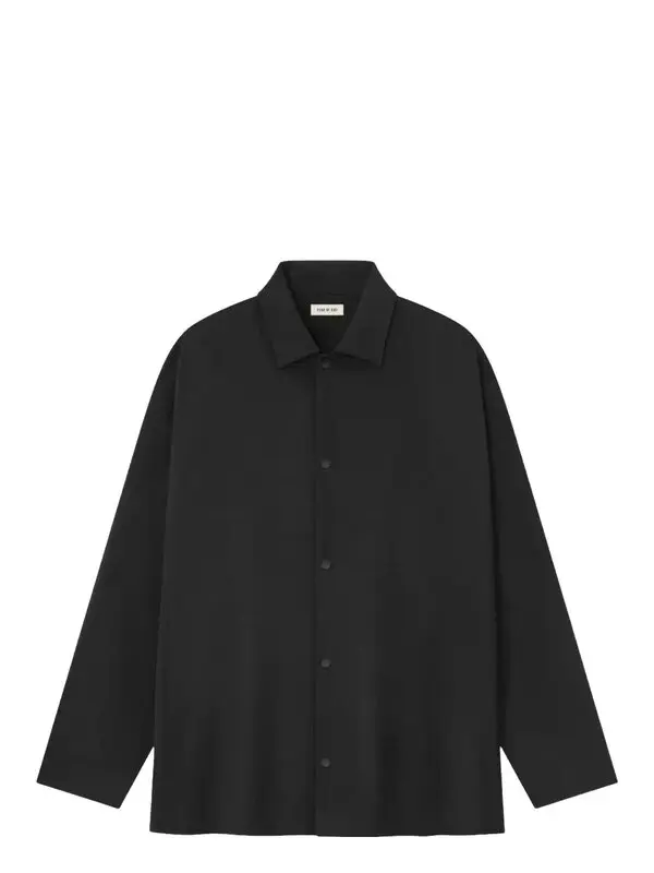 Fear Of God Technical Coaches Buttoned Shirt Jacket - Black