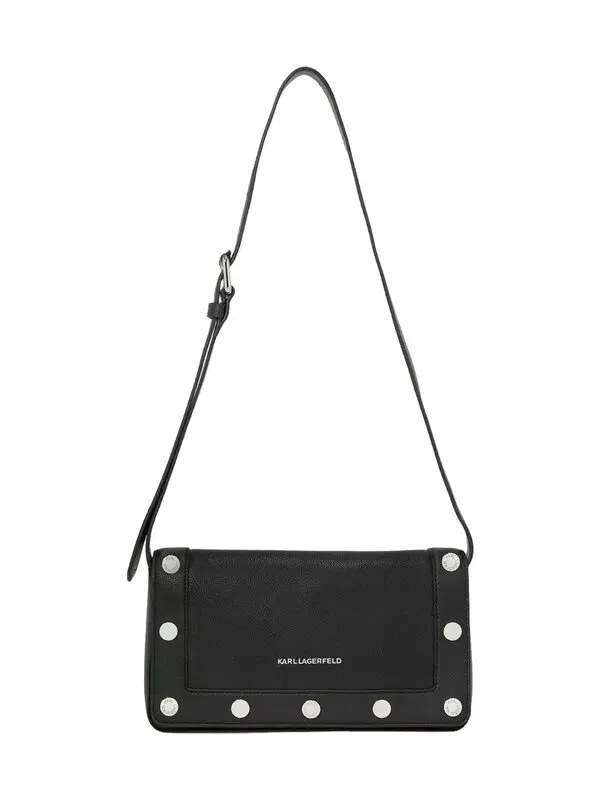Karl Lagerfeld K/rocky Marais Shoulder Bag - Black