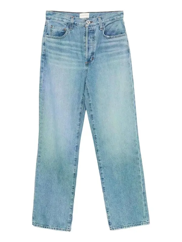 FAVORITE DAUGHTER Otto Frayed Jeans - Blue