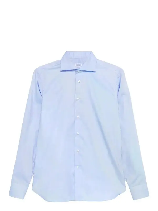 BORRIELLO NAPOLI Pointed-collar Shirt - Blue