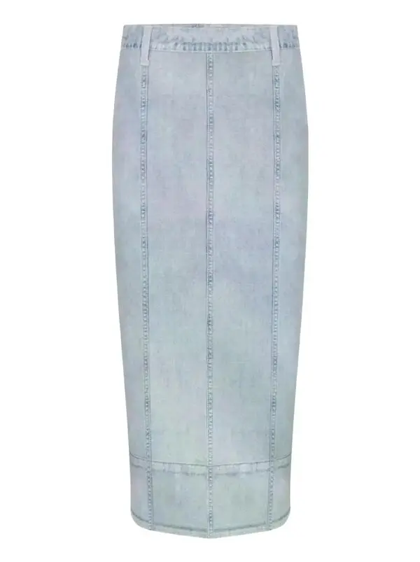 Rag & Bone Miramar Ponte Midi Pencil Skirt - Blue