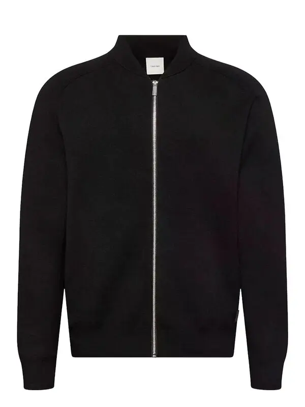 Calvin Klein Zip-up Cardigan - Black