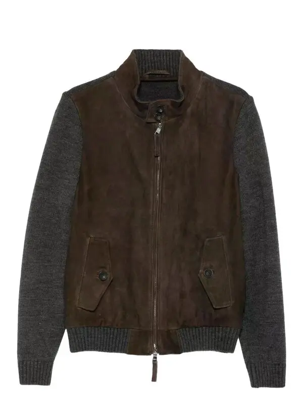 THE JACK LEATHERS Leather Jacket - Brown