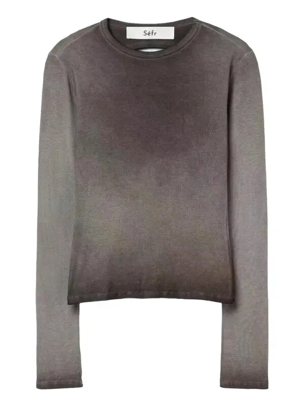 Séfr Mabel Longsleeve Top - Grey