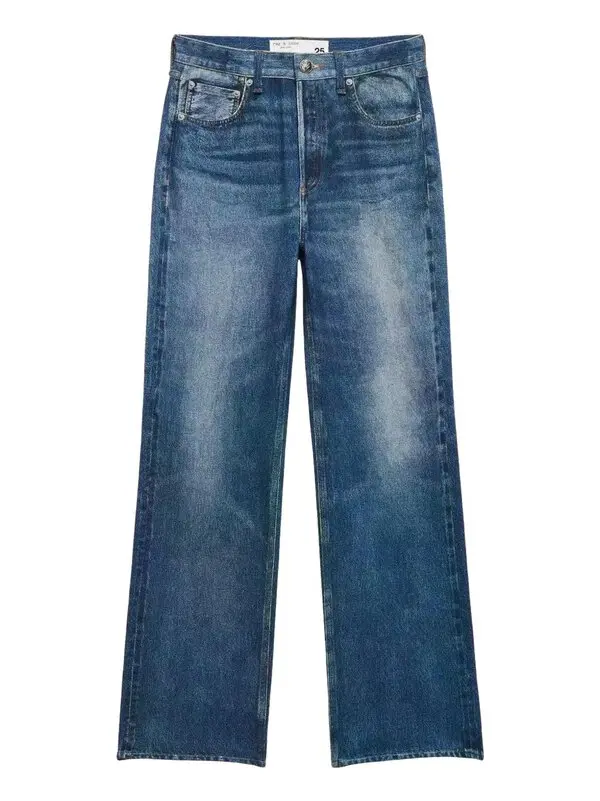 Rag & Bone Miramar Shea Ankle Straight Jeans - Blue