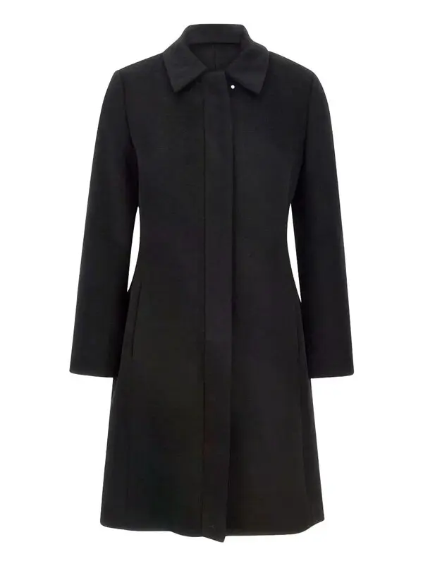 Marella Long Sleeve Coat - Black