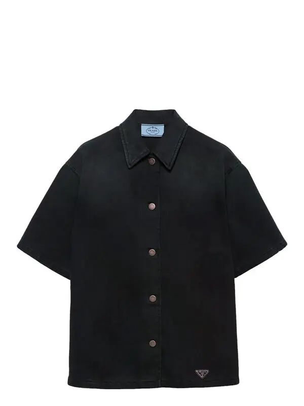 Prada Denim Shirt - Black