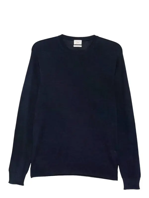 DANIELE FIESOLI Crew-neck Long-sleeve Sweater - Blue